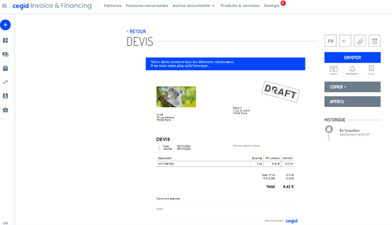 Comment réaliser un devis