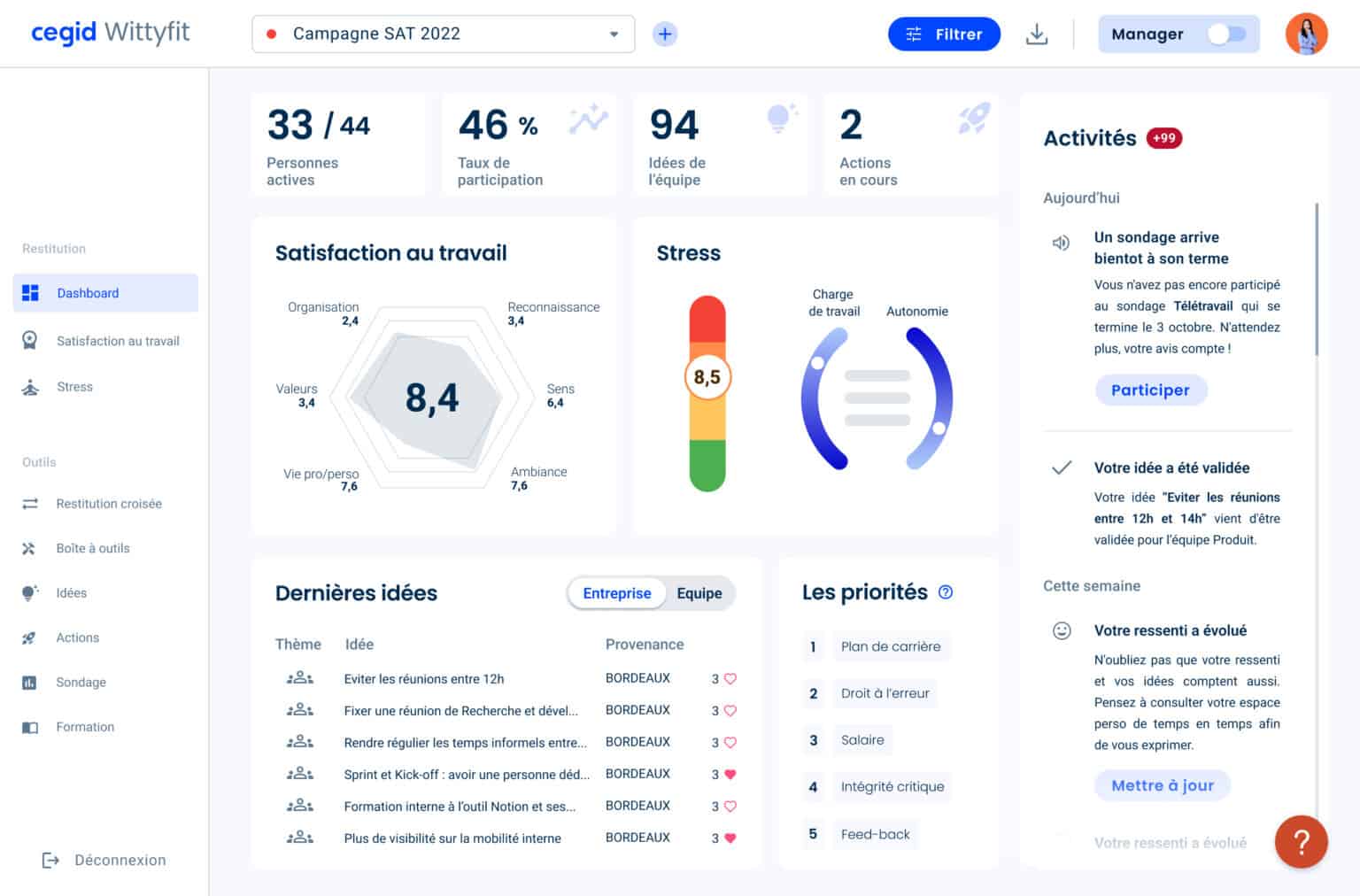 Cegid Wittyfit primée aux Cas d’Or du SIRH 2023