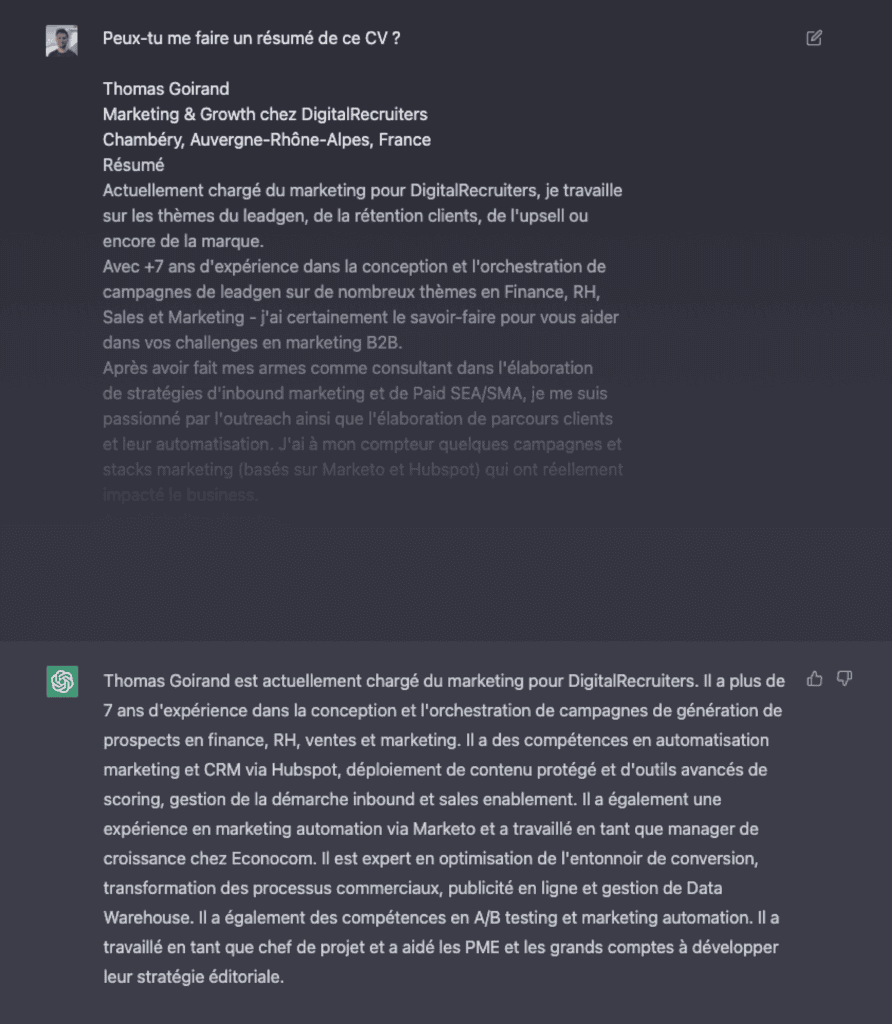 Chat GPT : 12 exemples de son utilisation en recrutement